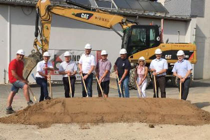 Spatenstich für den Neubau Bauhof in Gerbrunn - Bindrum Bauunternehmen ...